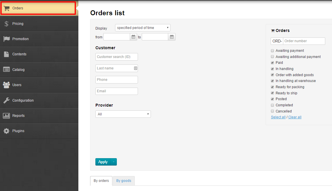 Orders - OpenTrade documentation - Confluence